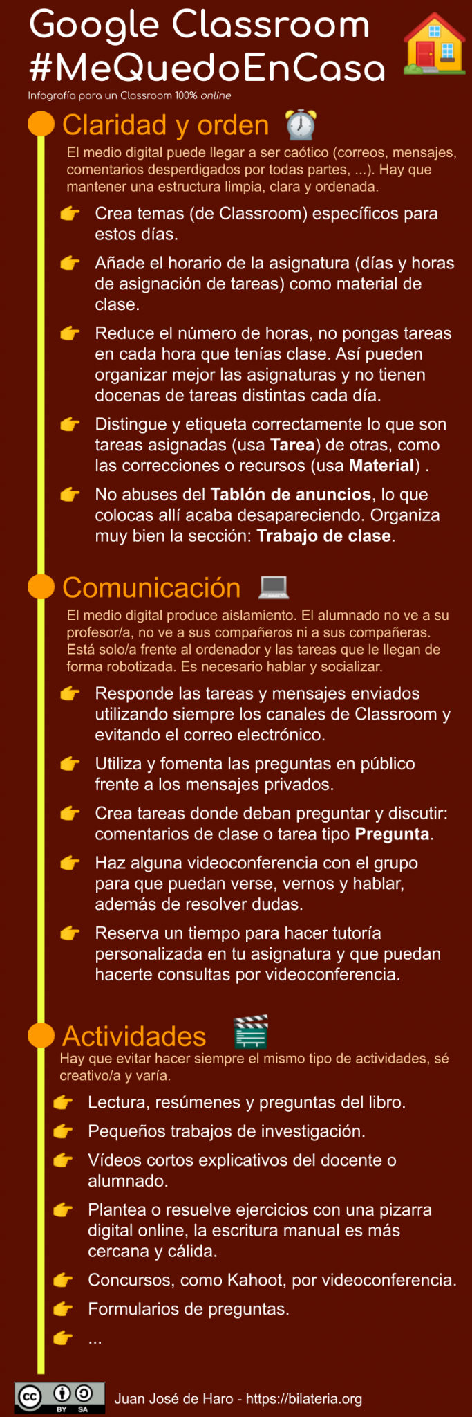 Google Classroom desde casa – Bilateria