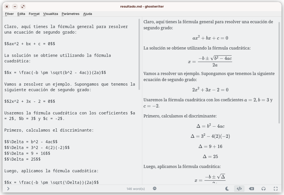 Conversión de texto y fórmulas generadas por ChatGPT (y otras IA) a ...